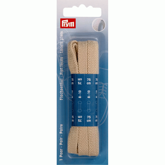 Pertle ravne 8mm 75cm CO beige 2St