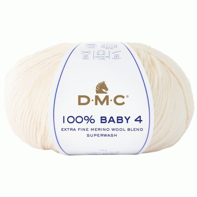 DMC 100% BABY 4 10 PEL 50G