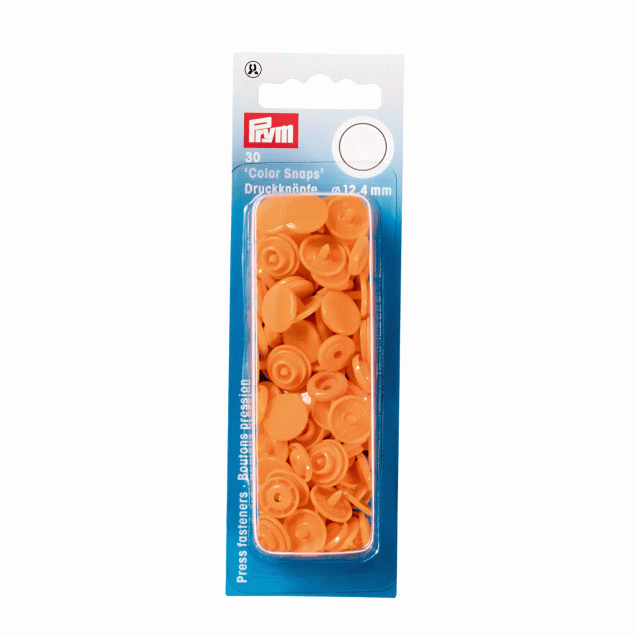 Drikeri plastični 12,4mm orange 30kom