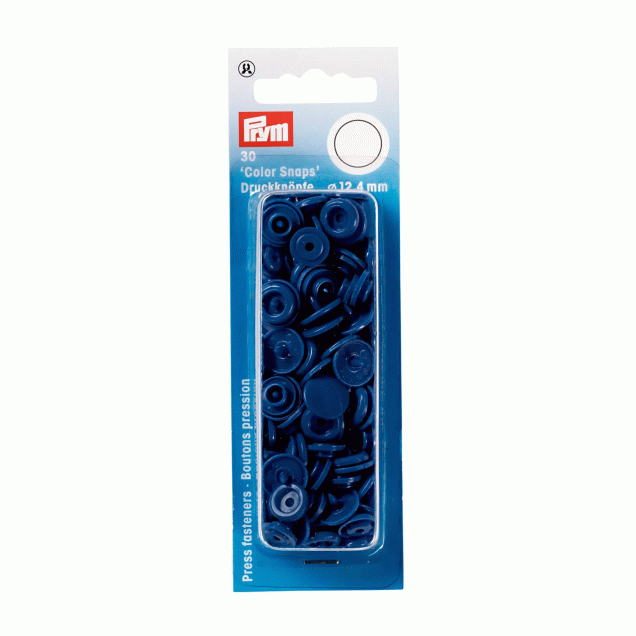 Plastični drikeri 12,4mm plavi 30kom