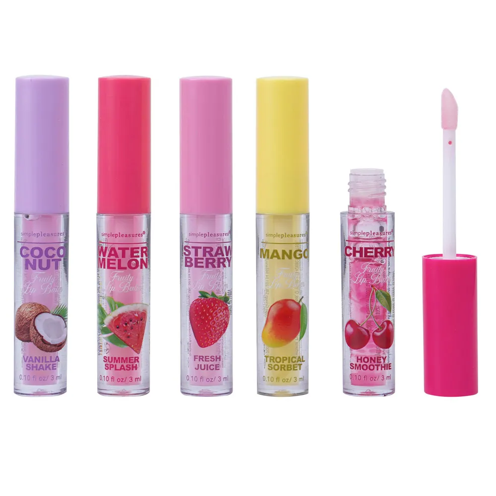 Set pet ulja za usne FRUITY