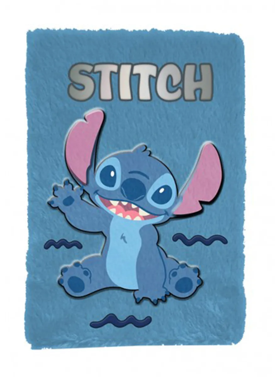 Notes na linije A4 STITCH plišani
