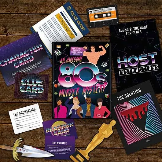 Društvena igra An 80s Murder Mystery