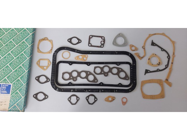 Gasket set, Fiat 241 T - 1100 T4, engine 124AZ200