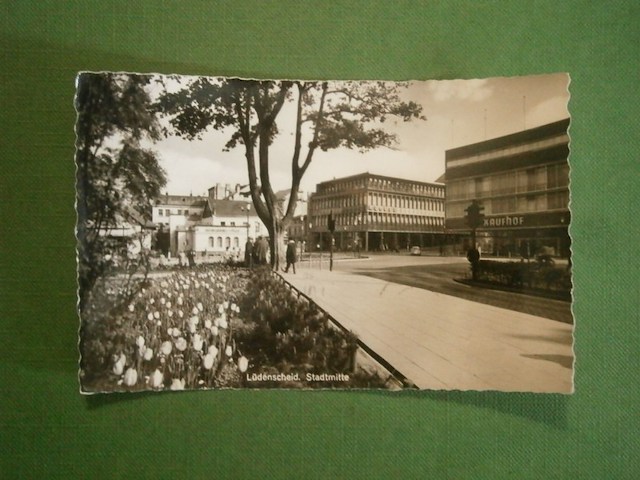 LIDENŠTAJN: CENTAR GRADA PUTOVALA 1958.