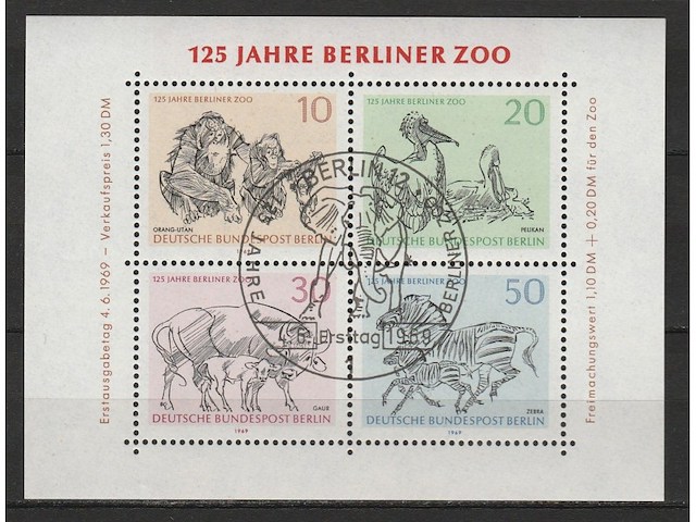 Berlin Zoo, Berlinski zoološki vrt - 1969
