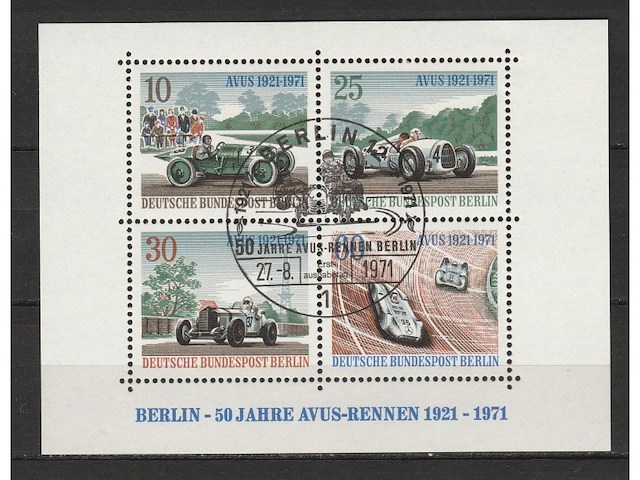 Berlin - 1971 - AVUS Motor Racing Track