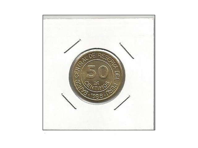 a1 Peru 50 centimos 1988.