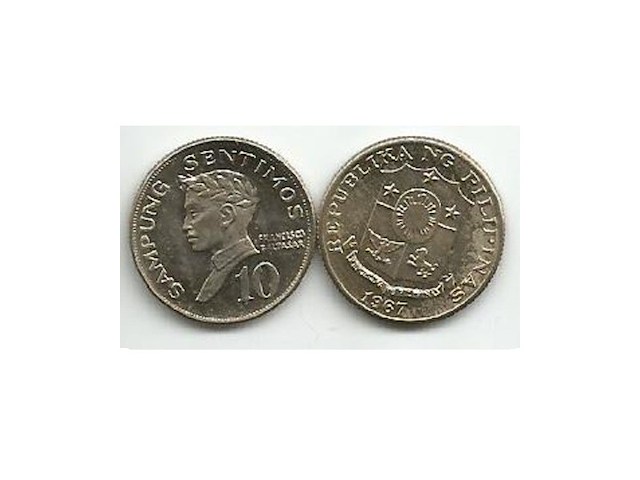 Philippines 10 sentimos 1967.