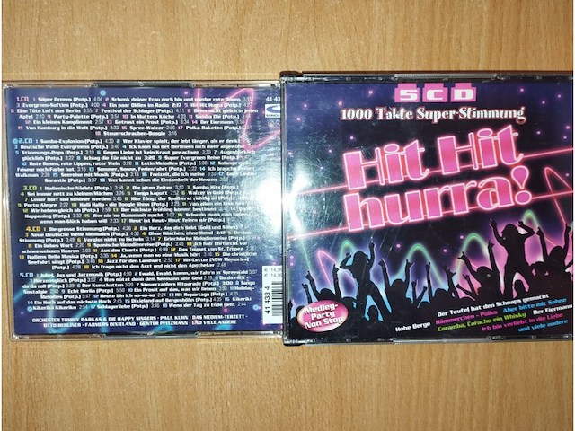Hit Hit Hurra!~Medley Party Non Stop - 5CD Box