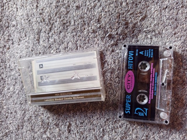 Audio kaseta Super Hitovi City records , Vol. 2