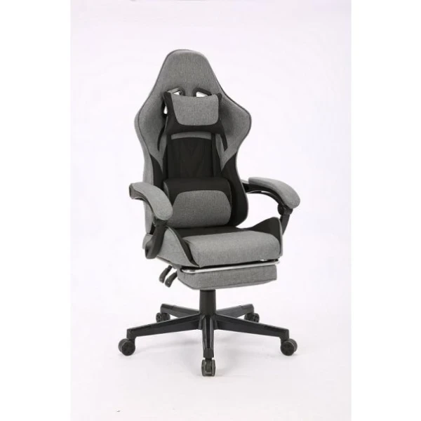 Gaming stolica ePlayGame HC-4095 BDG platnotamno sivo crna