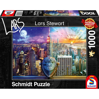 Puzla - Schmidt, K. Harai, Lars Stewart, New York Night and Day, 1000pcs