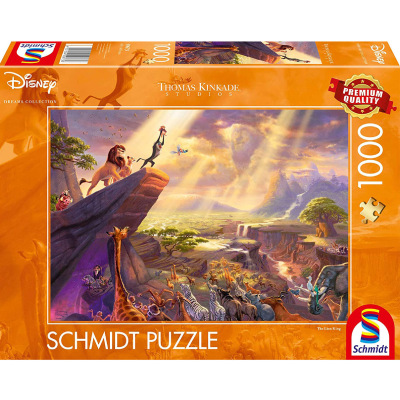 Puzla - Schmidt, Thomas Kinkade, Disney, Lion King, 1000pcs