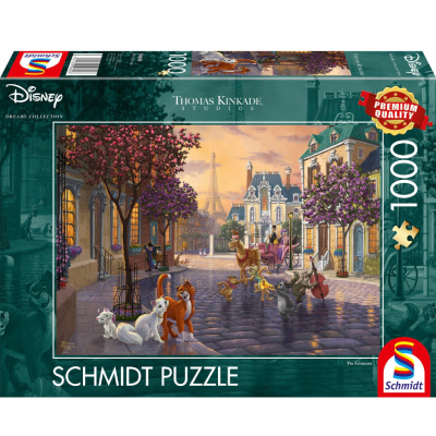 Puzla - Schmidt, Thomas Kinkade, Disney, The Aristocats, 1000pcs
