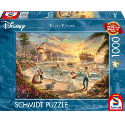 Puzla - Schmidt, Thomas Kinkade, Disney, Ariel The Little Mermaid, Celebration of Love, 1000pcs