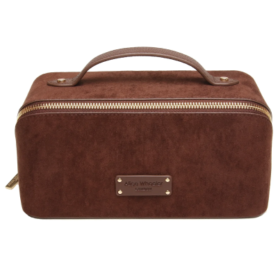 Neseser - Suede Kensington, Train, Chocolate