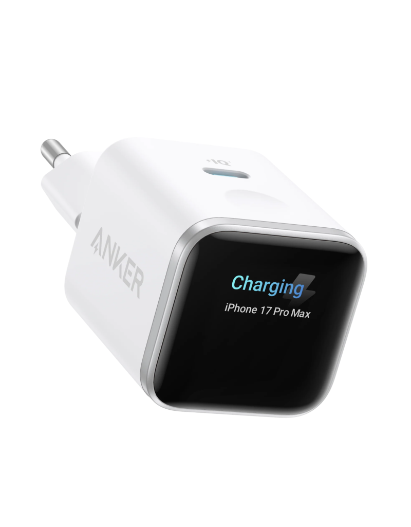 Anker Nano 45W Smart Display Charger White