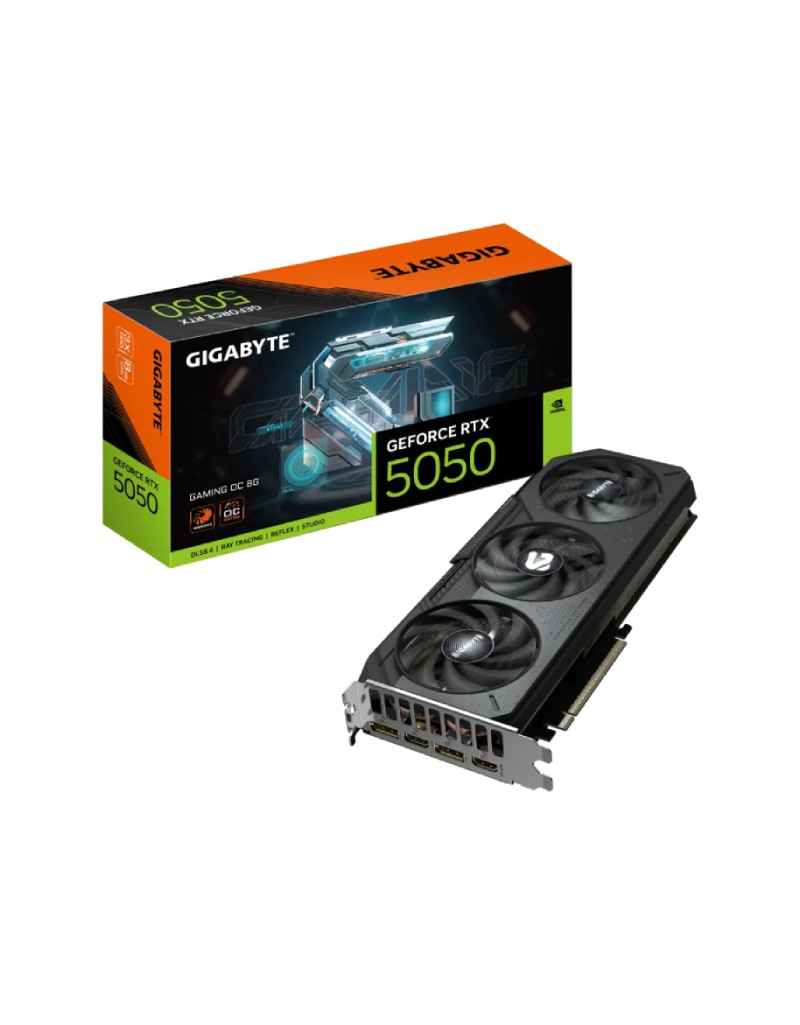 GIGABYTE nVidia GeForce RTX 5050 GAMING OC 8GB 128bit GV-N5050GAMING OC-8GD