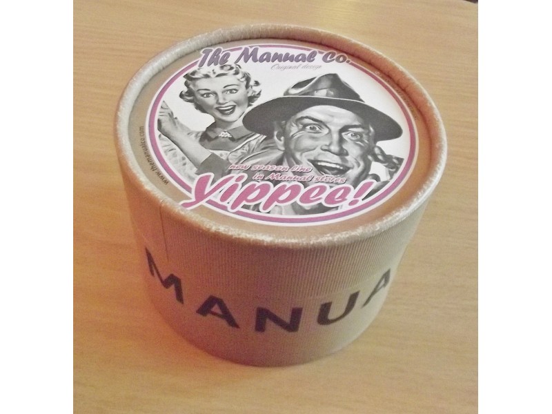 MANUAL - Muški crni kožni kaiš vel. L - ORIGINAL