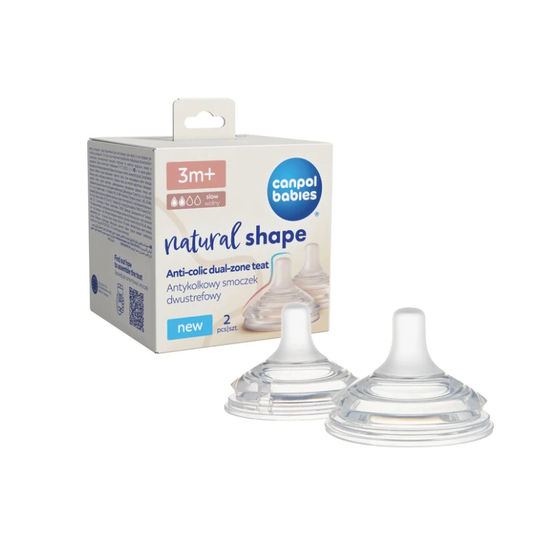 Canpol Babies cucla Antikolik Dual Zone Natural 12m+