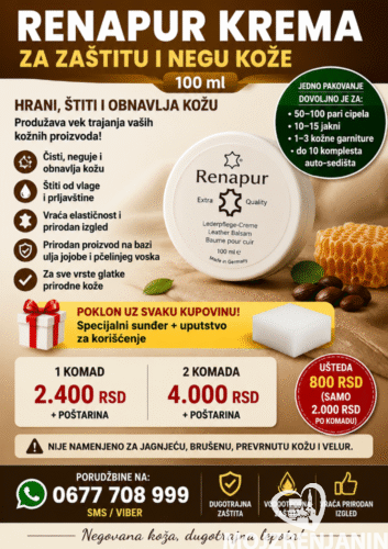   RENAPUR KREMA ZA ZAŠTITU I NEGU KOŽE – 100 ml