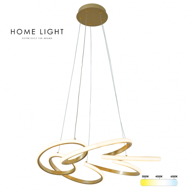 SOLEA 165 LUSTER 42W CCT ZLATO HOME LIGHT