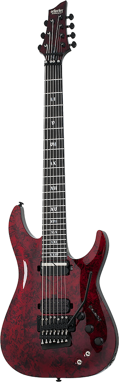 Schecter C-7 FR S Apocalypse Red Reign 7-žičana električna gitara