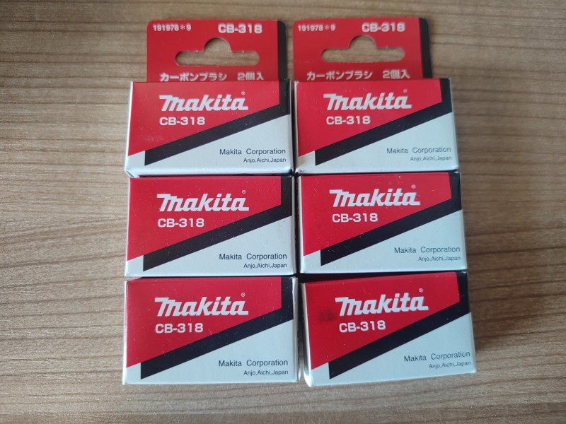 Makita Četkice CB-318 (191978-9) - 6 pakovanja (NOVO)