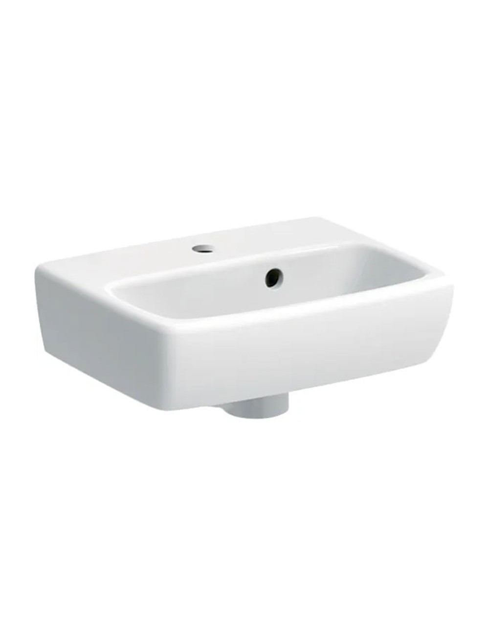 GEBERIT SELNOVA SQUARE UMIVAONIK, ASIMETRIČNI PRELIV, 36X28 CM 500.316.01.1