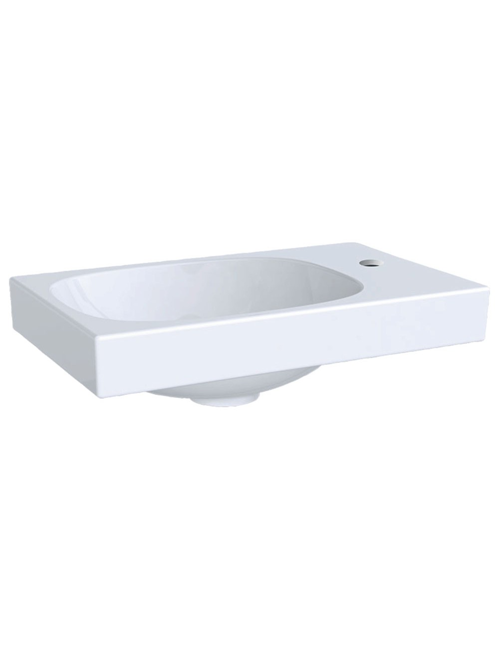 GEBERIT ACANTO ASIMETRIČNI UMIVAONIK, OTVOR DESNO 40X25CM 500.635.01.2