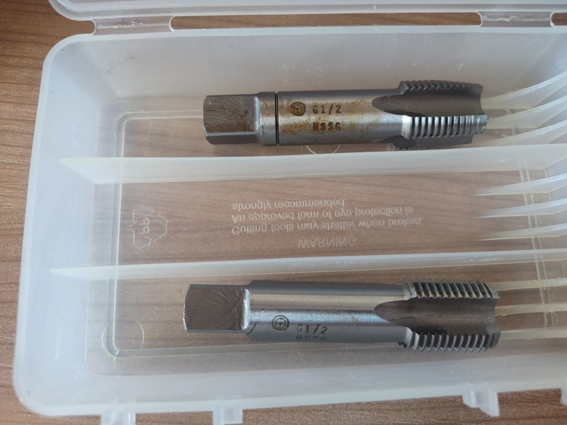 Ureznice G 1 2 Set DIN 5157 HSS - NOVO