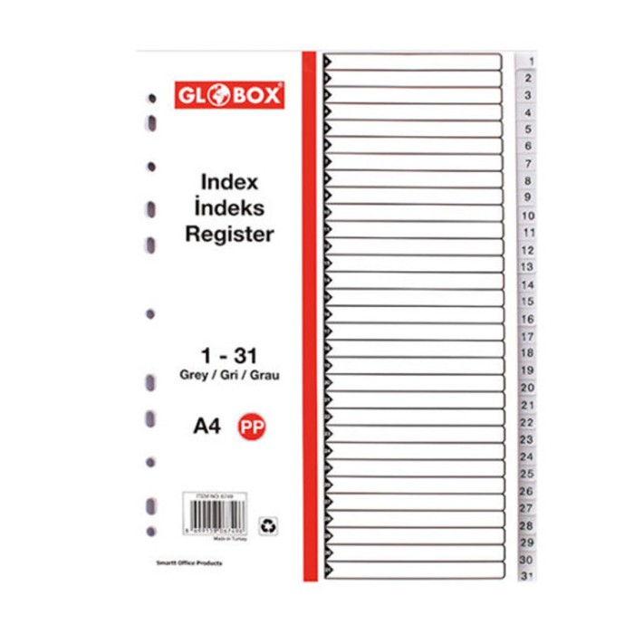 Index pvc brojčani 1-31