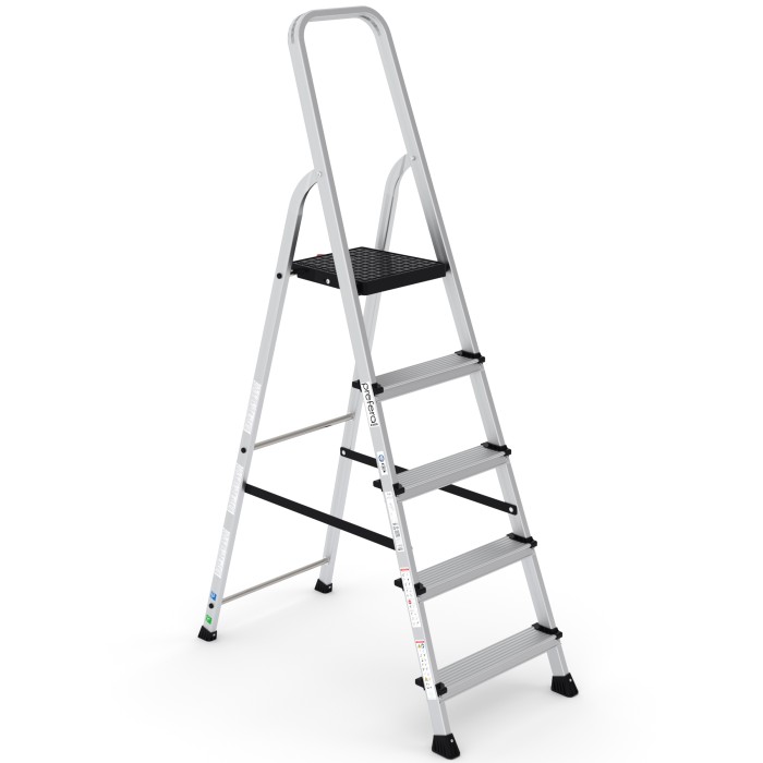 Merdevine 4+1 stepenika – aluminijumske