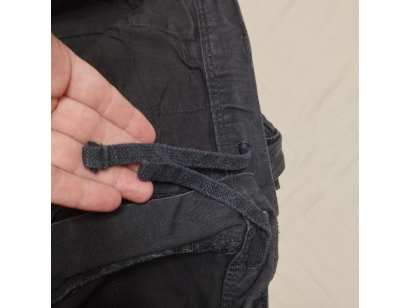 H&M SIVE KARGO PAMUČNE PANTALONE, DŽEPARICE XL