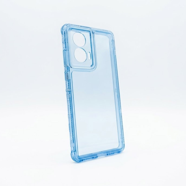 Maska za Motorola Edge 50 Fusion/ Moto G96 Color Transparent plava