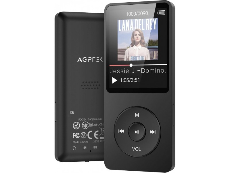 AGPTEK Bluetooth MP3 plejer 32GB sa zvučnikom