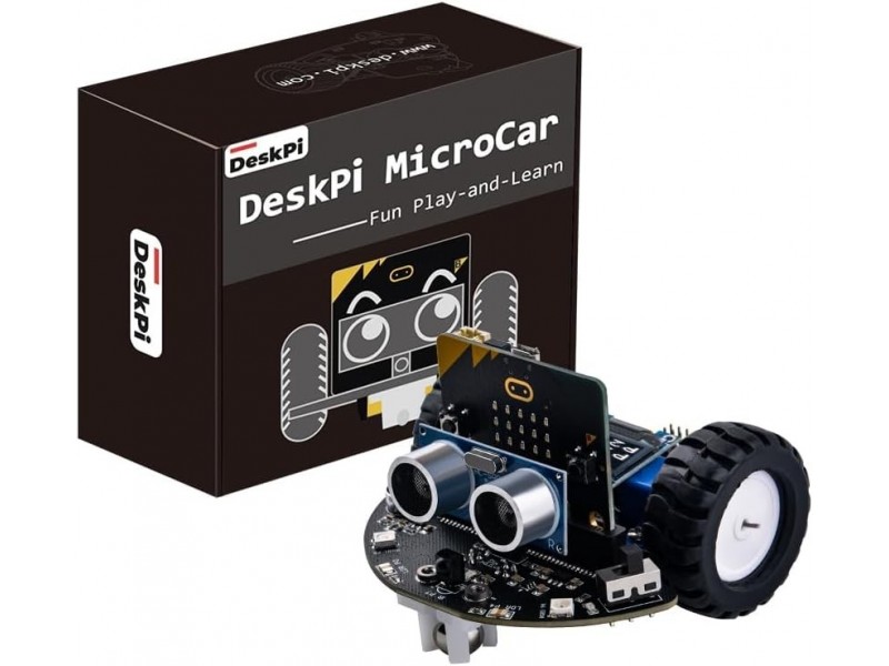 GeeekPi MicroCar DIY robot auto za Micro V2 – STEM set