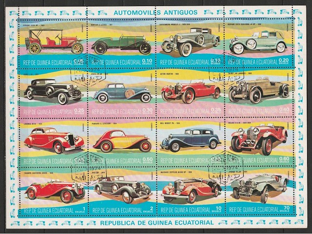 Ekvatorijalna Gvineja - Oldtajmeri, stari automobili