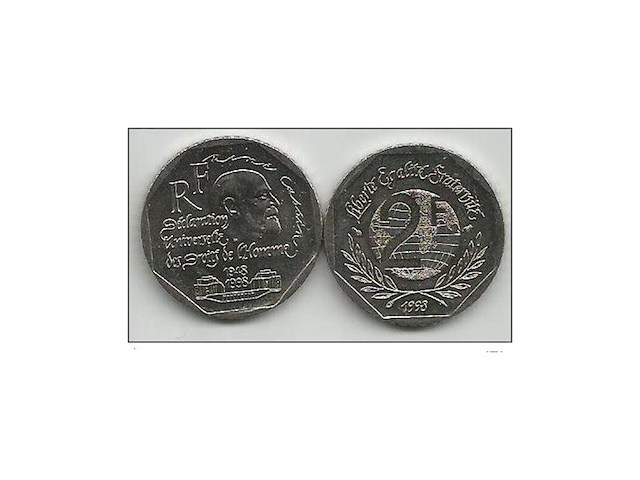 Francuska  2 francs 1998. Droits De L`Homme
