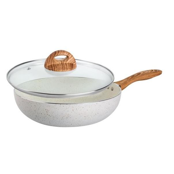 FG HAUS Keramički wok tiganj sa poklopcem 28cm BR947