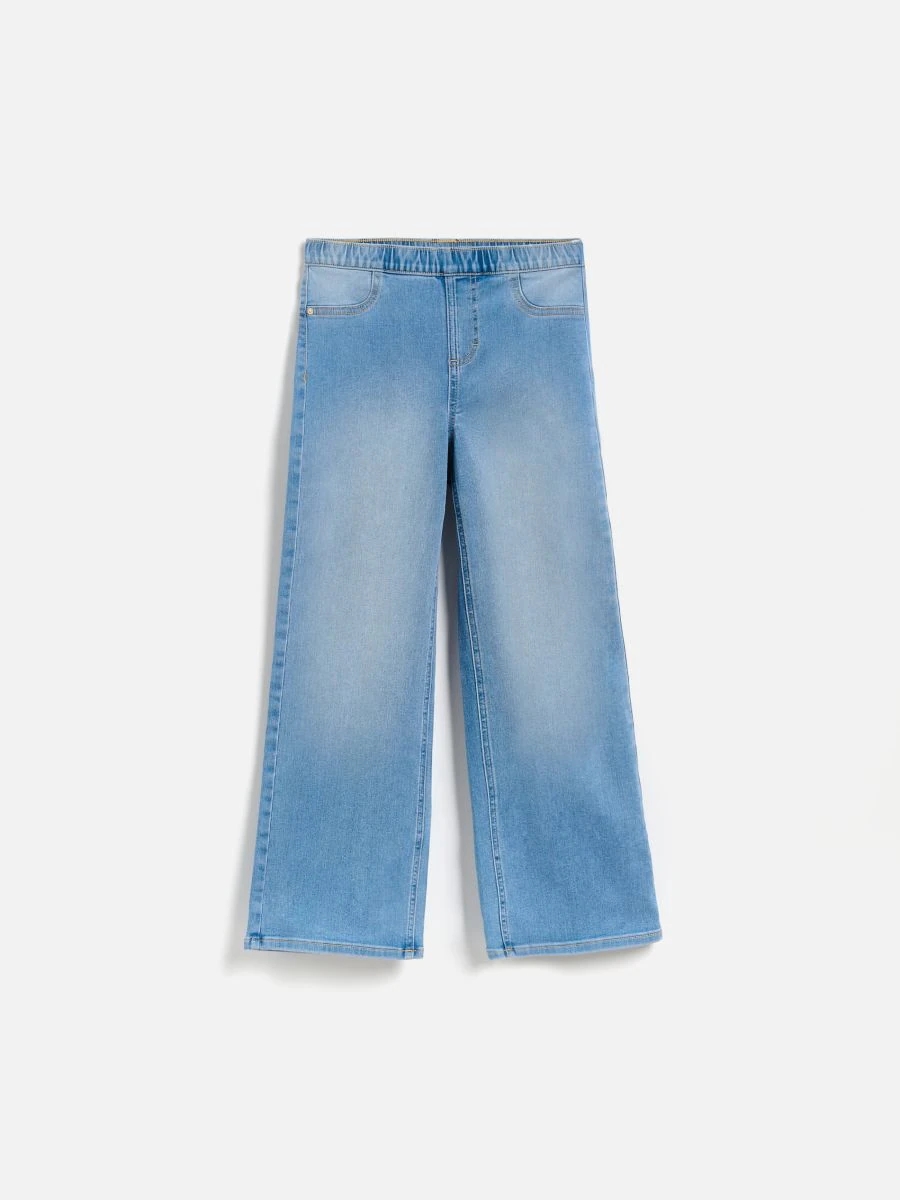 Elastične wide leg farmerke