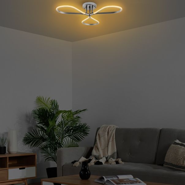 OPVIQ LED Luster Damla 13544, srebrna
