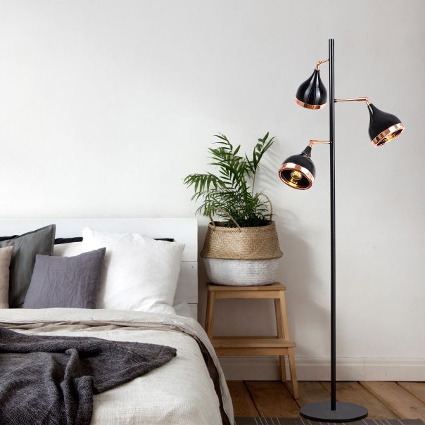 OPVIQ Podna lampa Yıldo 7021, crna