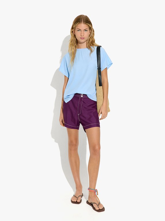 LYOCELL T-SHIRT PLAIN