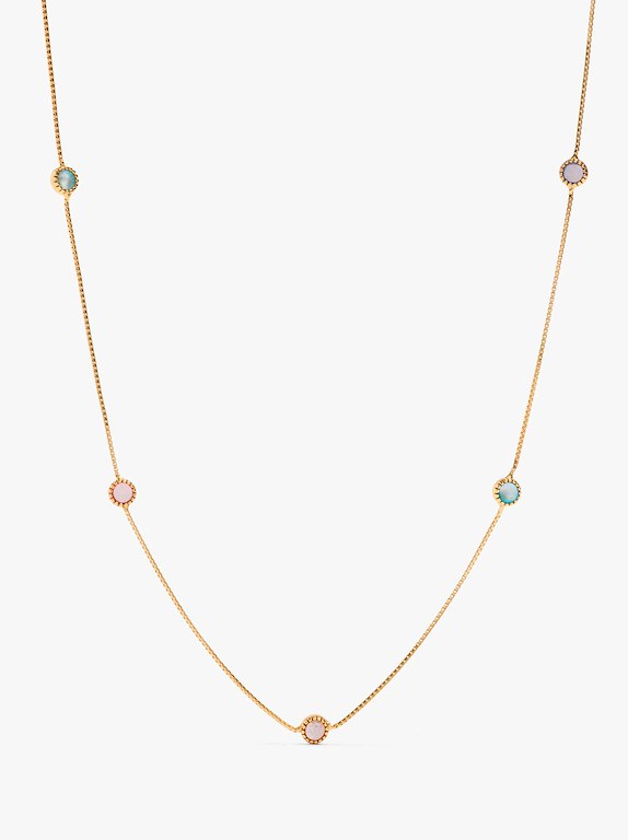 NECKLACE WITH SHELLS 18K GOLD PLATED - 925 STERLING SILVER