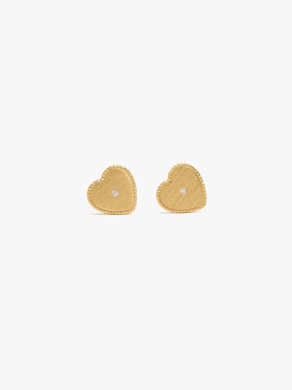 EARRINGS WITH 18K GOLD PLATED AND 925 STERLING SILVER