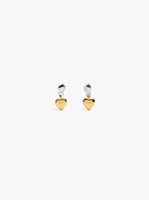 HEART EARRINGS - 925 STERLING SILVER