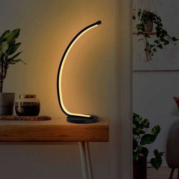 OPVIQ Stona lampa Bevel 13321, crna