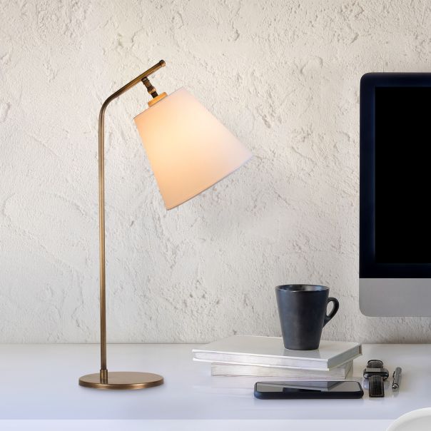 OPVIQ Stona lampa Salihini MR-622, bela/zlatna